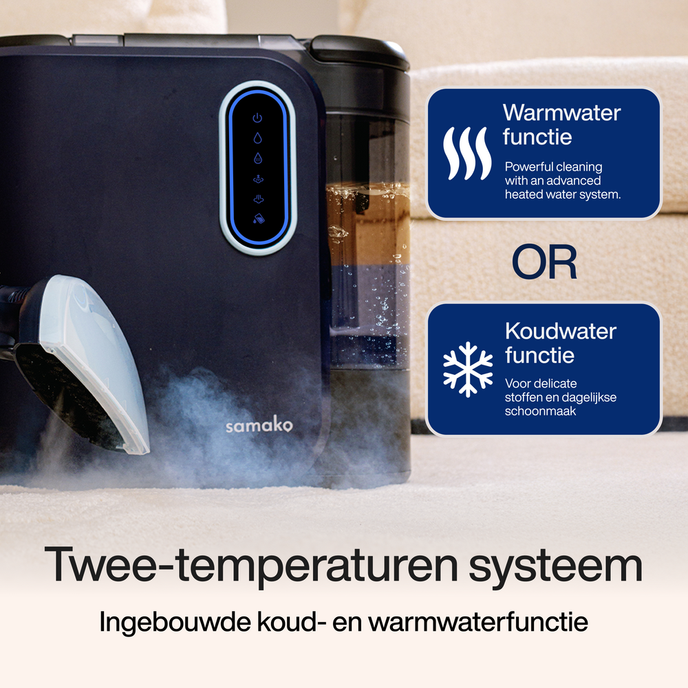 Vlekkenreiniger PowerClean Pro - Stoom & Heet water